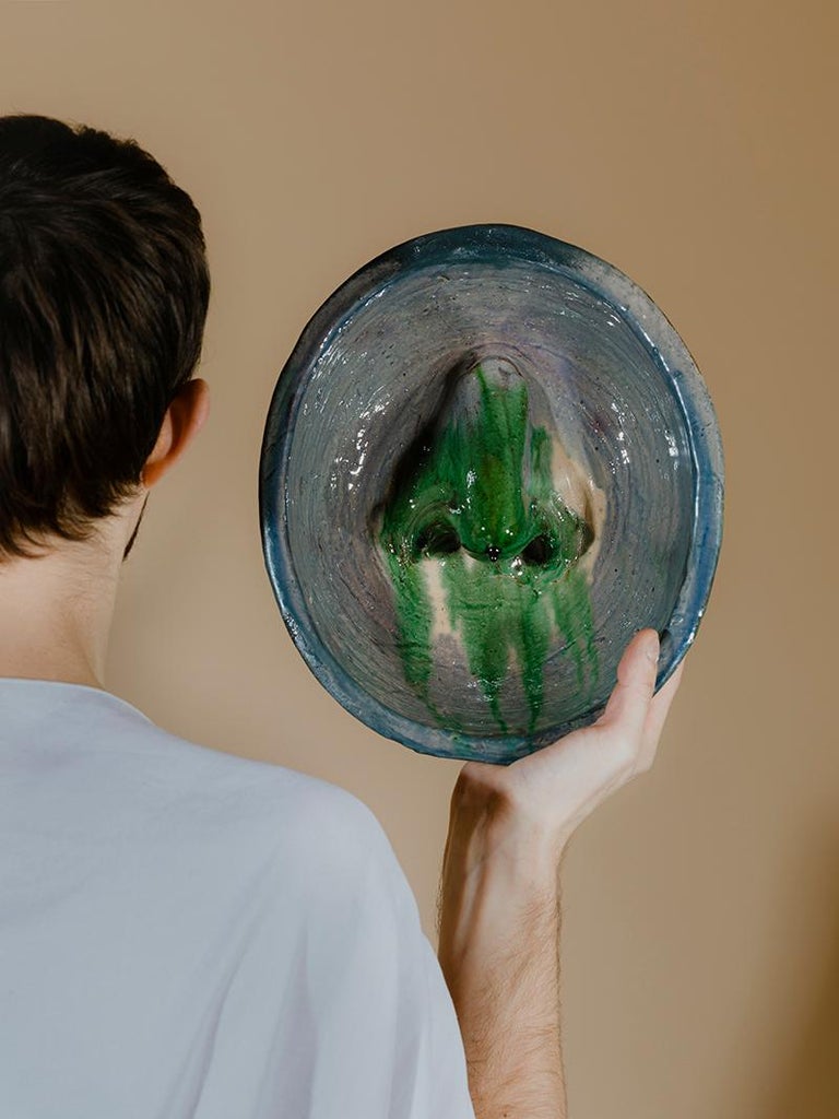 Cariddi, Seminara Ceramic Mask For Sale at 1stDibs