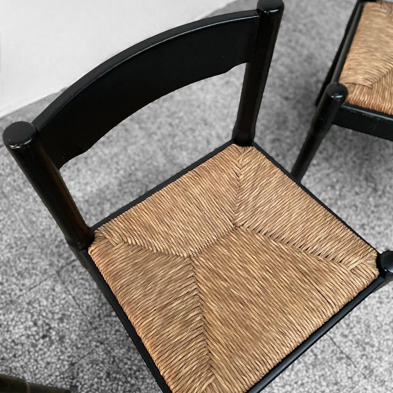 Carimate Dining Chairs by Vico Magistretti for Cassina, 1960s, set of ...