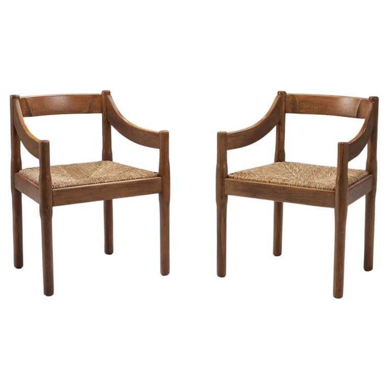 "Carimate" Chairs by Vico Magistretti for Cassina, Italy, 1960s For ...