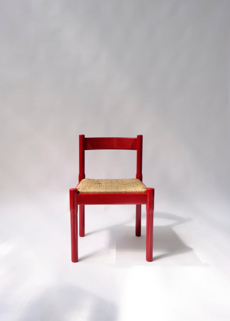 Carimate Dining Chair by Vico Magistretti for Habitat/Conran, Red For ...