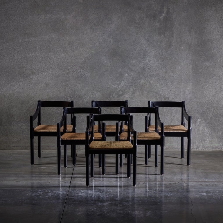 Carimate Dining Chairs by Vico Magistretti at 1stDibs