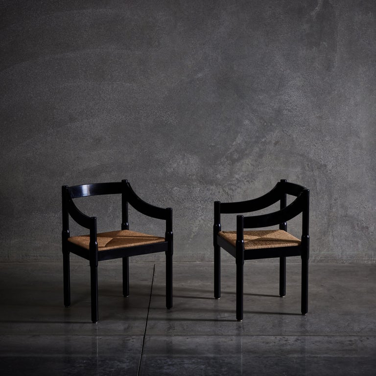 Carimate Dining Chairs by Vico Magistretti at 1stDibs