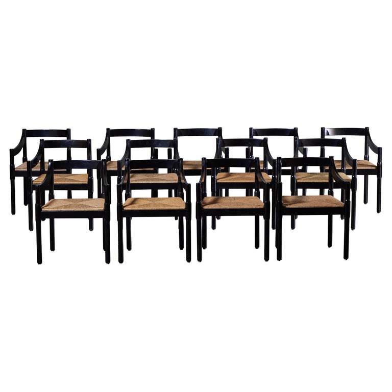 Carimate Dining Chairs by Vico Magistretti at 1stDibs