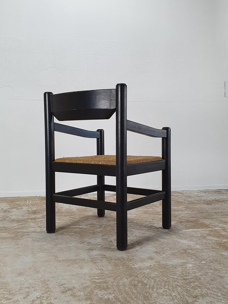 Carimate Style Armchair by Vico Magistretti for Cassina at 1stDibs