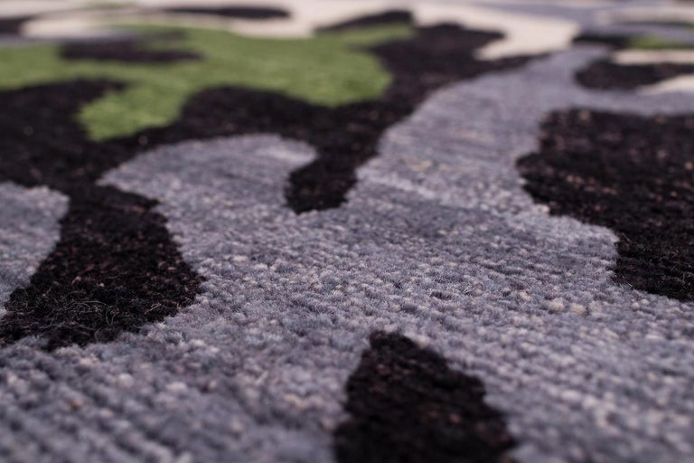 Carini Contemporary Camo Wool Rug For Sale at 1stDibs | 10x14 area rugs ...