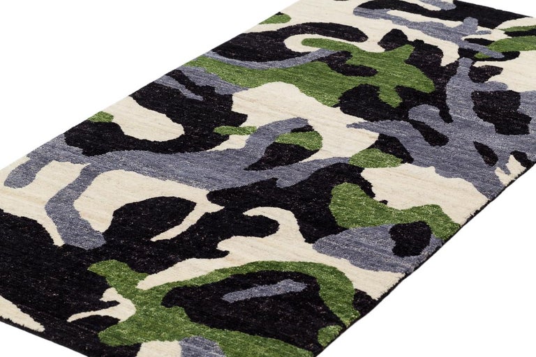 Carini Contemporary Camo Wool Rug For Sale at 1stDibs | 10x14 area rugs ...