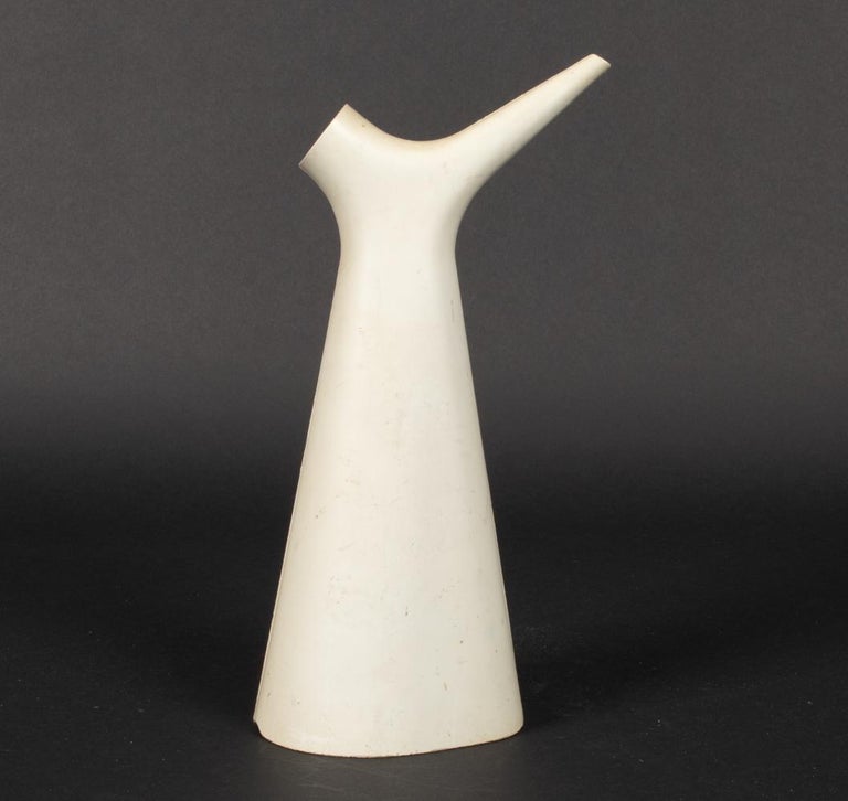 Carl-arne Breger, Off-White Polystyrene Water Pitcher for Gustavsberg ...