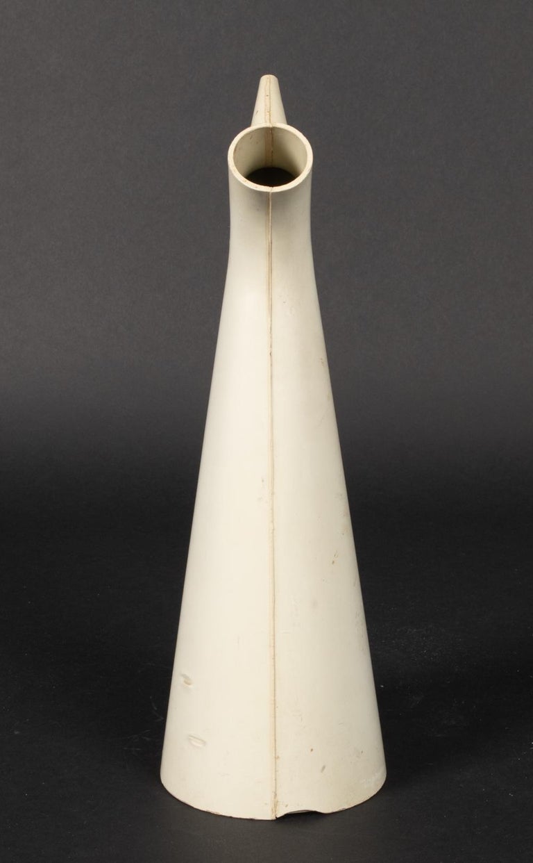 Carl-arne Breger, Off-White Polystyrene Water Pitcher for Gustavsberg ...
