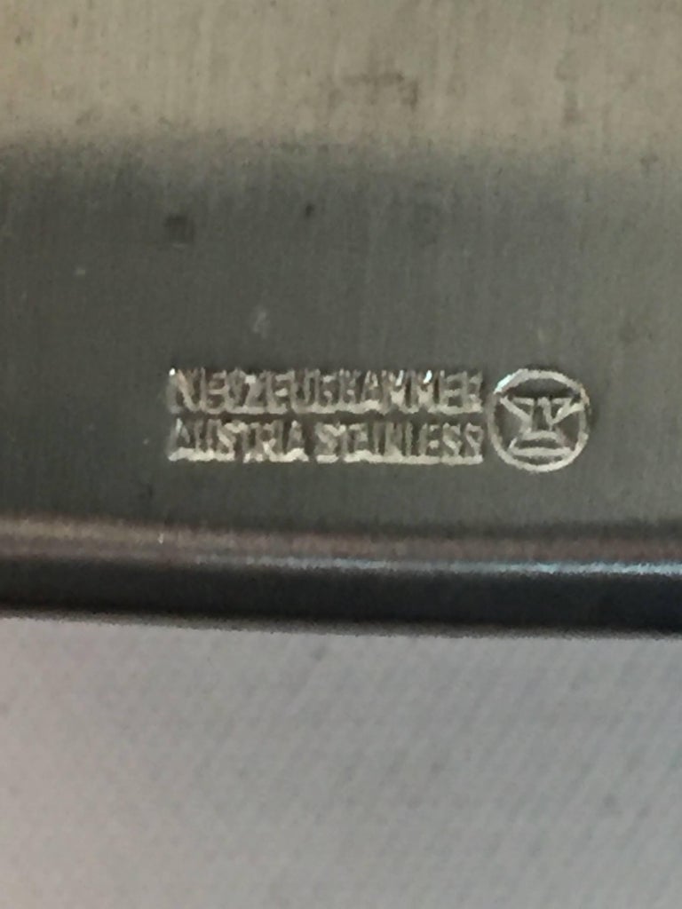 Carl Aubock Austrian Stainless Steel Condiment Set at 1stdibs