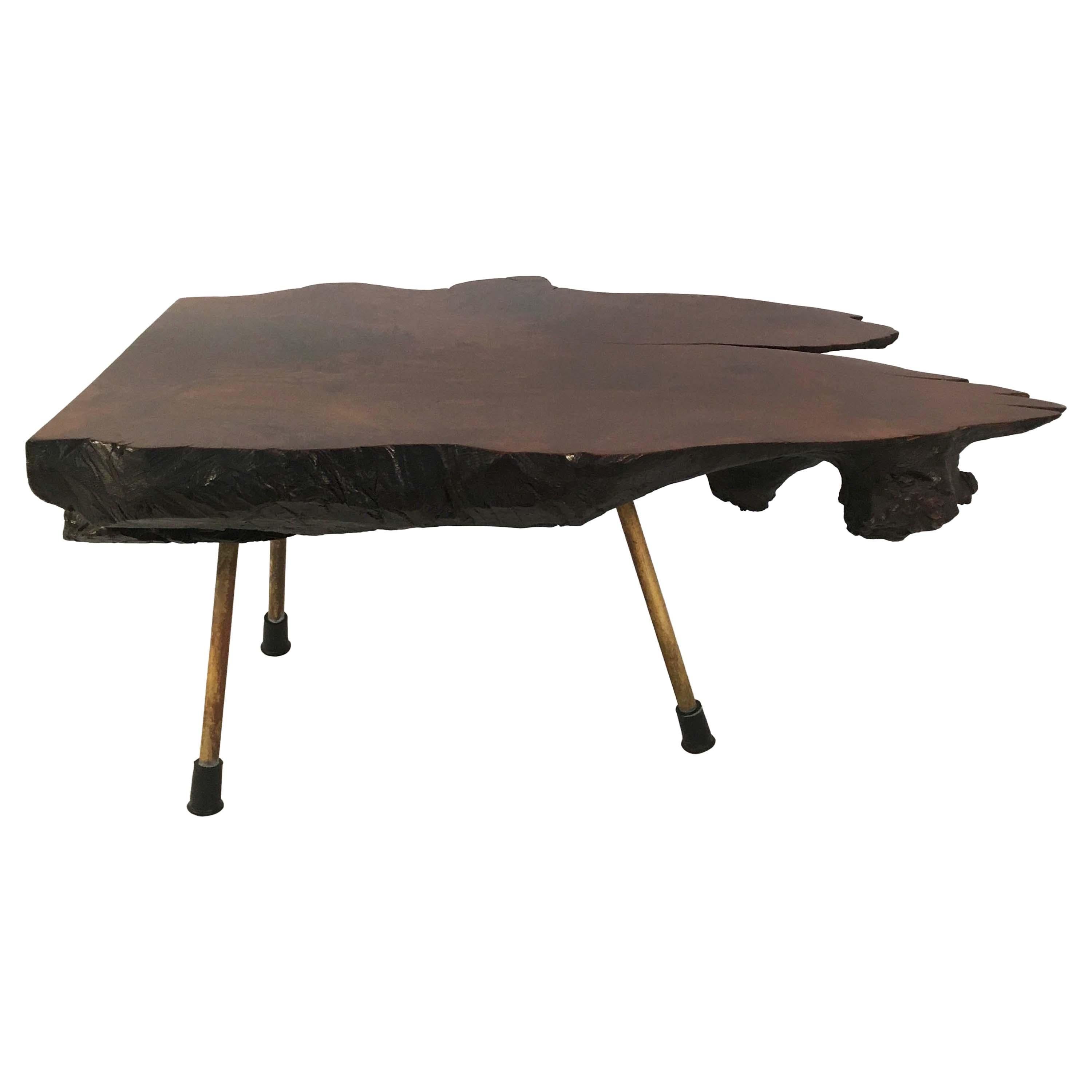 Carl Auböck Large Walnut Tree Trunk Table, Austria, 1950s For Sale at ...