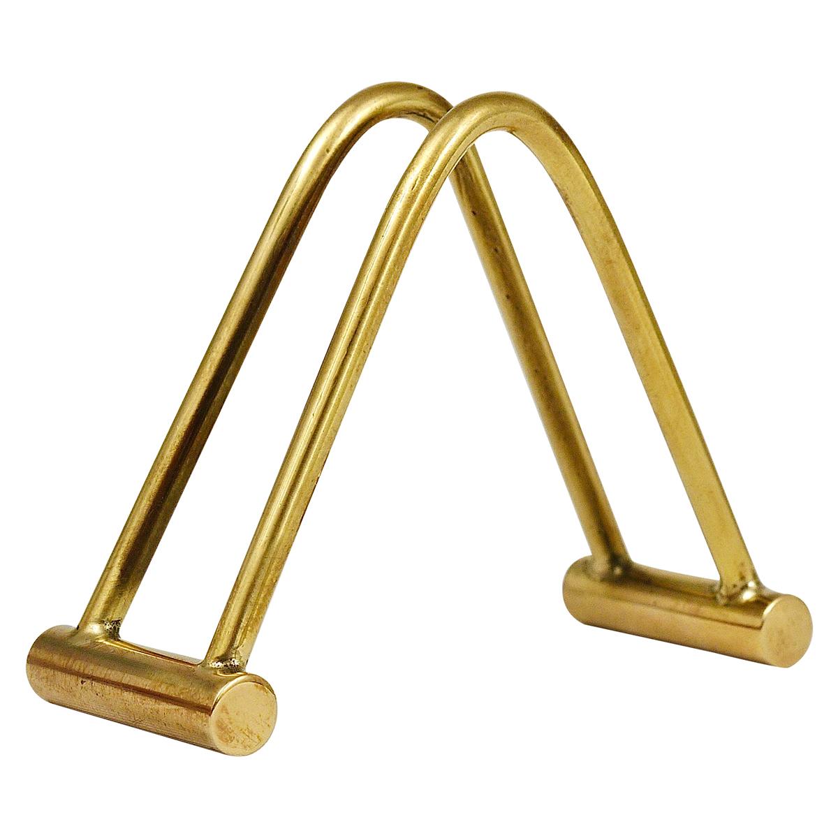 1950s Austrian Brass Paperweight by Carl Aubock For Sale at 1stdibs