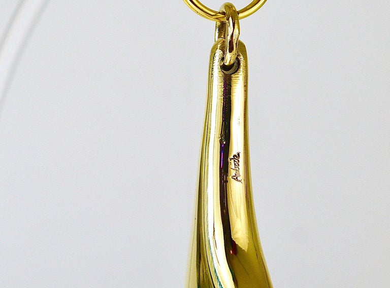 Carl Auböck Midcentury Very Large Hand Figurine Key Ring Chain Holder ...