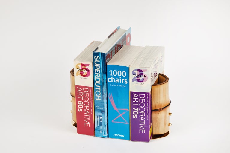 Pair of Carl Auböck Model #1937 'Bamboo' Bookends For Sale at 1stDibs