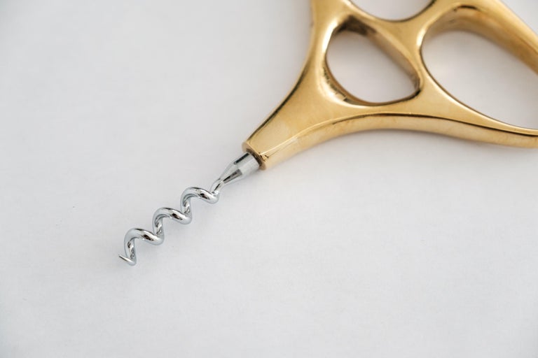 Carl Auböck Model #4230 'Skull' Polished Brass Corkscrew For Sale at ...