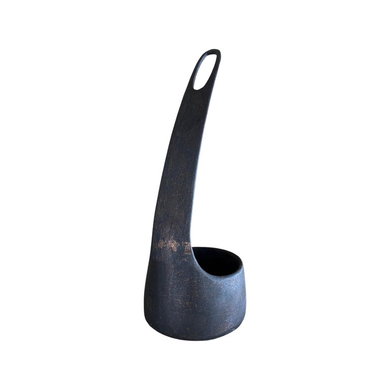 Carl Aubock Patinated Brass Vase #4276 1950s Design For Sale at 1stDibs