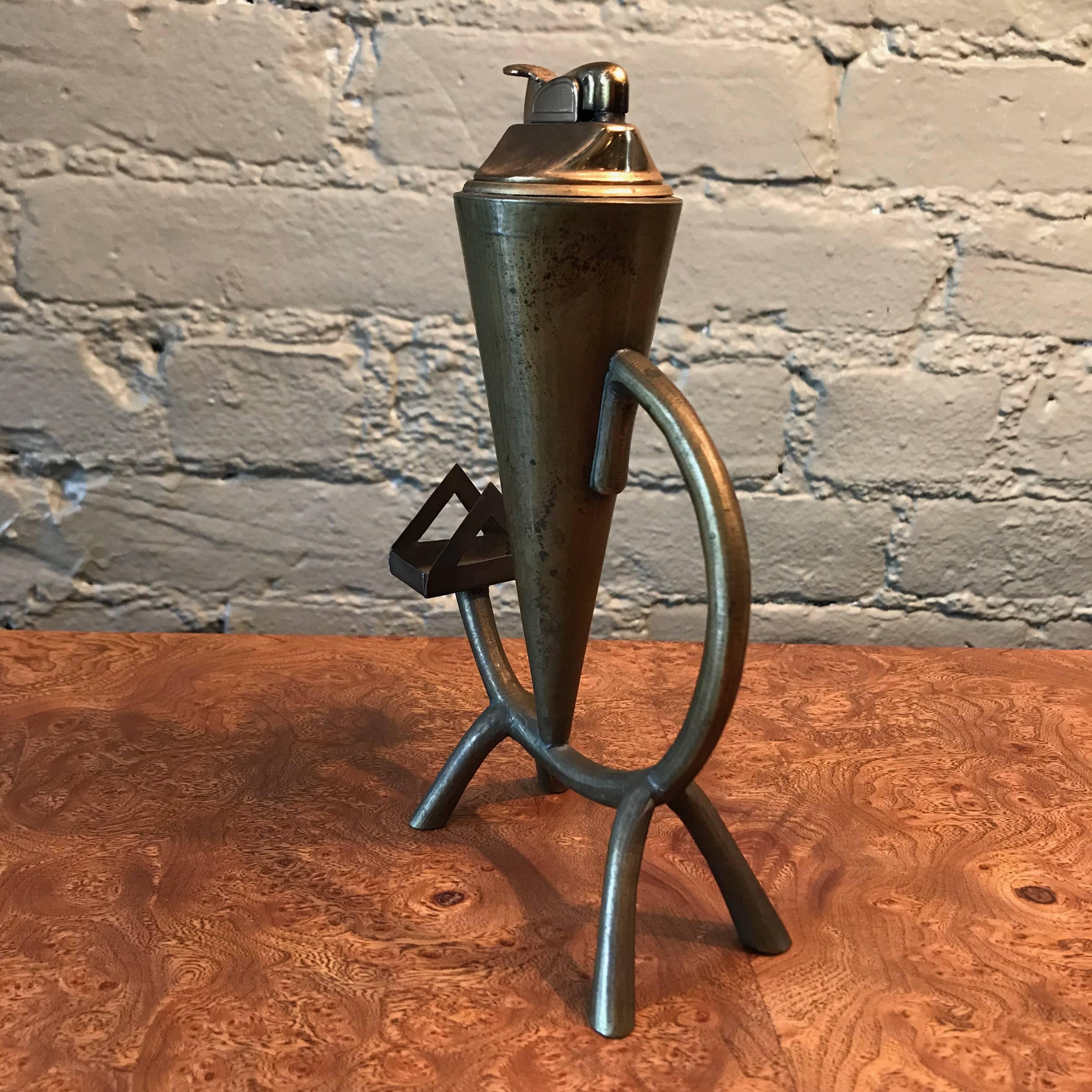 Brass Cat Table Lighter at 1stDibs | cat lighter
