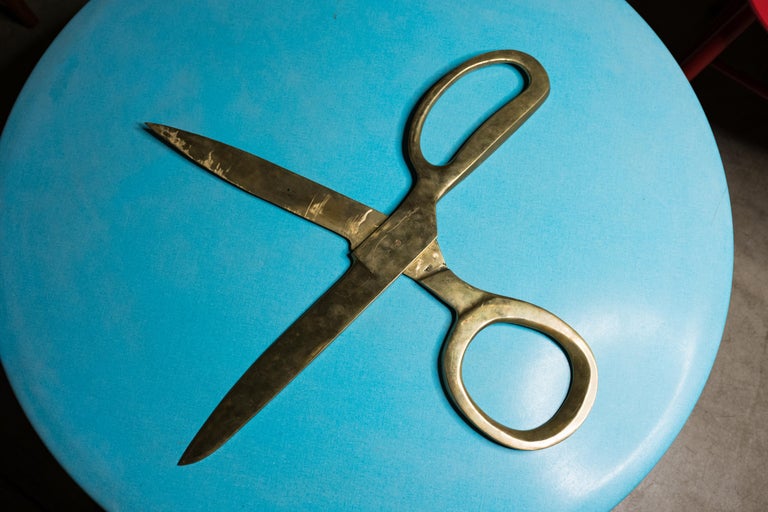 Large Scissor Sculpture at 1stDibs