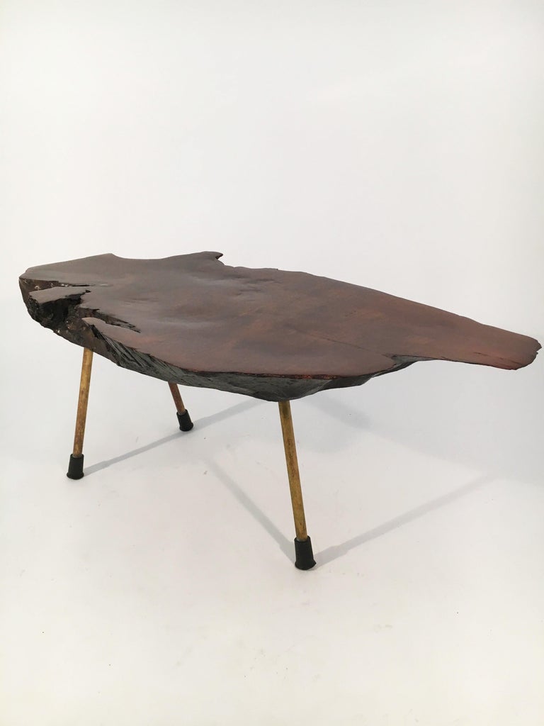 Carl Auböck Walnut Tree Trunk Table, Austria, 1950s For Sale at 1stDibs