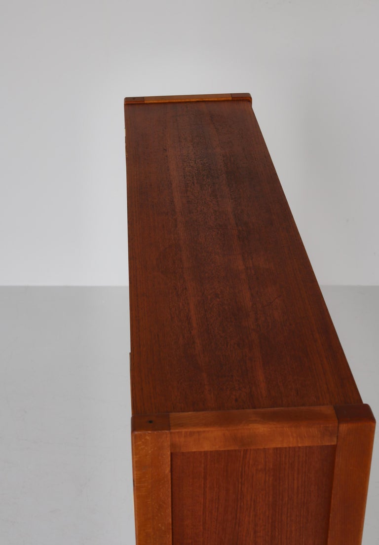 Carl-Axel Acking Vitrine Cabinet in Teakwood and Glass for Bodafors, Sweden, 1960s For Sale at ...