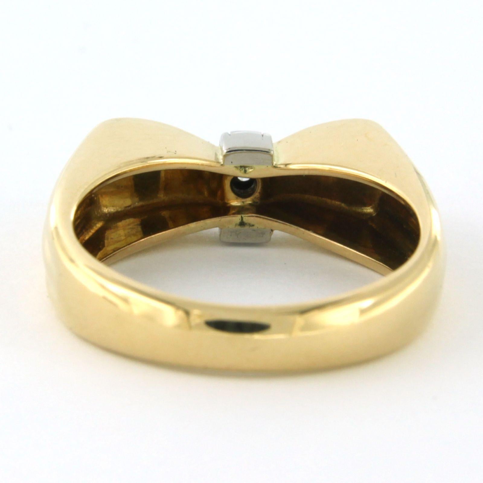 CARL BUCHERER - Ring with diamonds 18k bicolour gold For Sale at 1stDibs