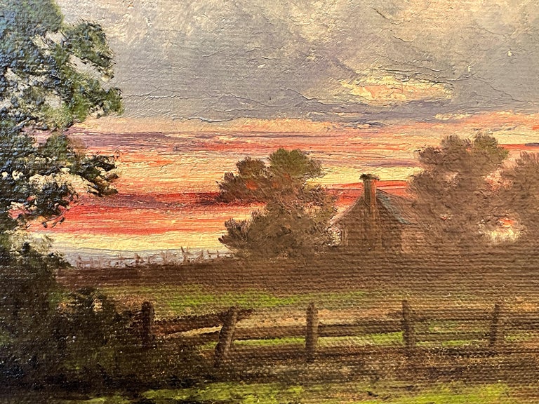 Carl Christian Brenner - "Sunset at the Cabin, Kentucky, " Carl Brenner ...