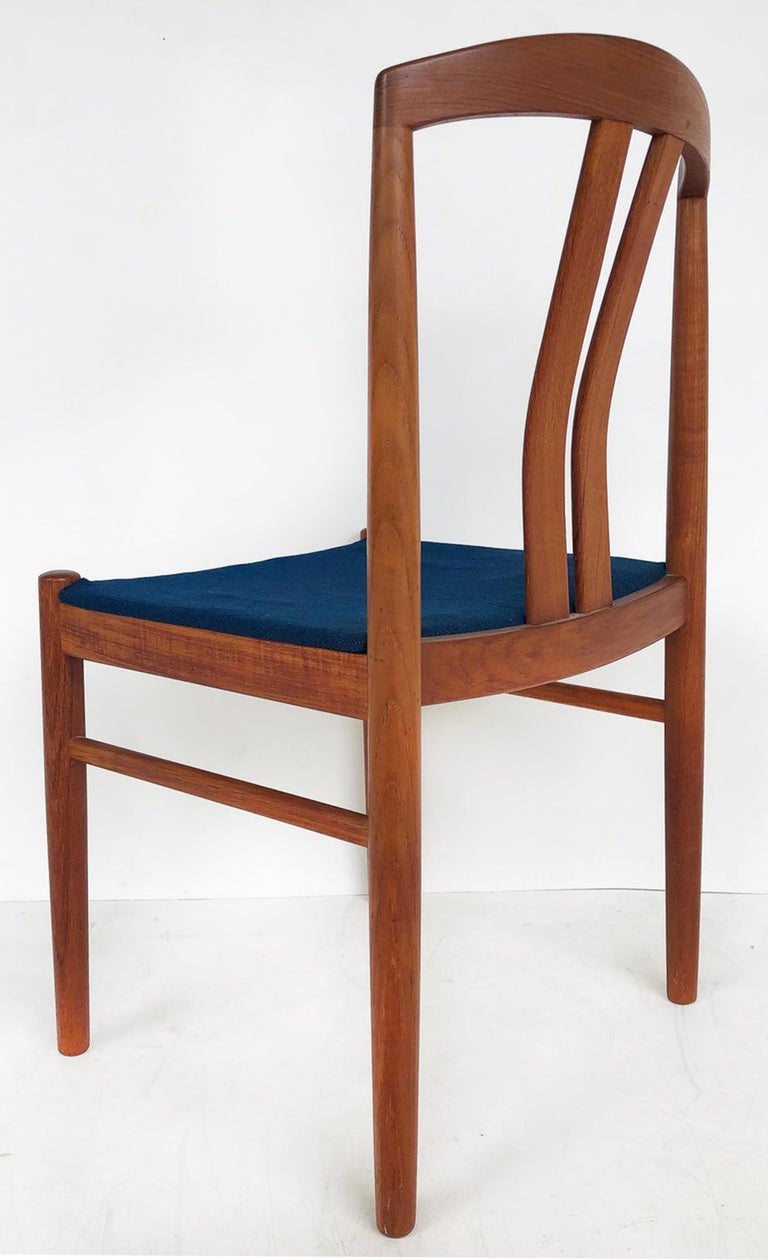 Carl Ekstrom Albin Johansson Teak Dining Chairs, Set of 6 at 1stDibs