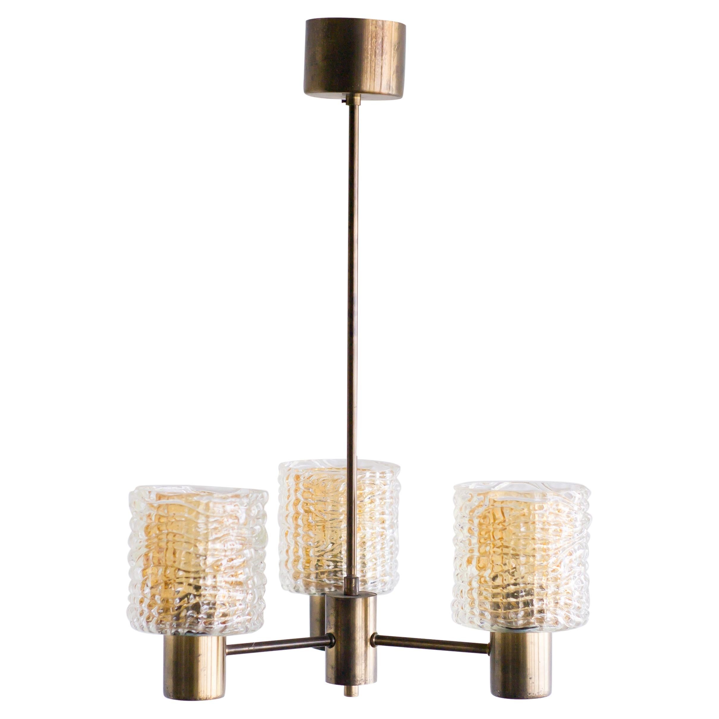Carl Fagerlund Crystal Disc Chandelier at 1stDibs