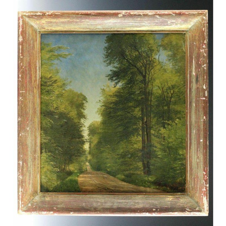 Carl Frederick Aagaard Landscape Oil Painting Dirt Road For Sale at 1stDibs