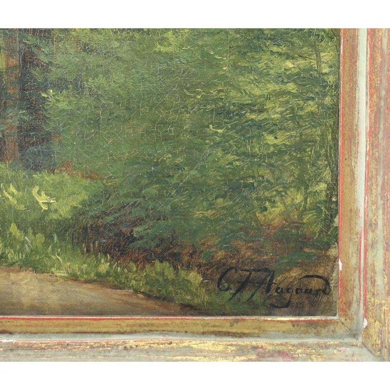 Carl Frederick Aagaard Landscape Oil Painting Dirt Road For Sale at 1stDibs