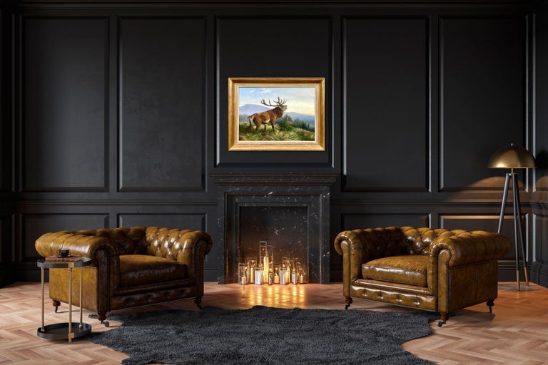 Carl Friedrich Deiker - Roaring Deer Stag, Carl Friedrich Deiker ...