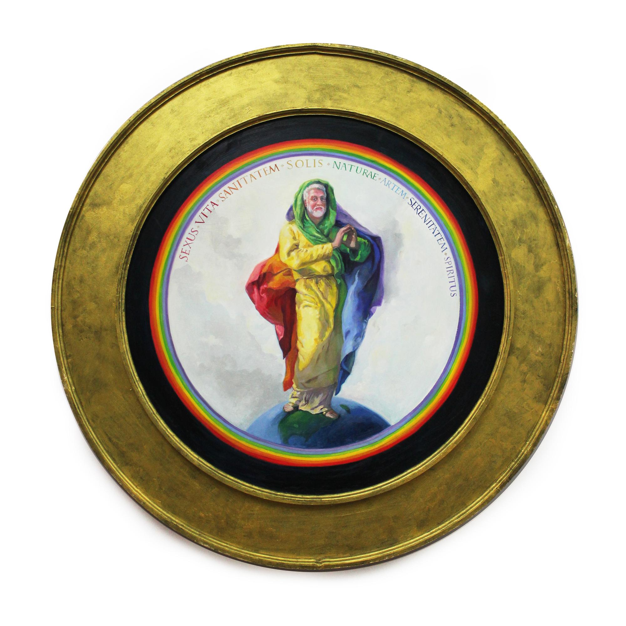 Carl Grauer - Gilbert Baker (Figurative Portrait Painting of LGBTQ Icon ...