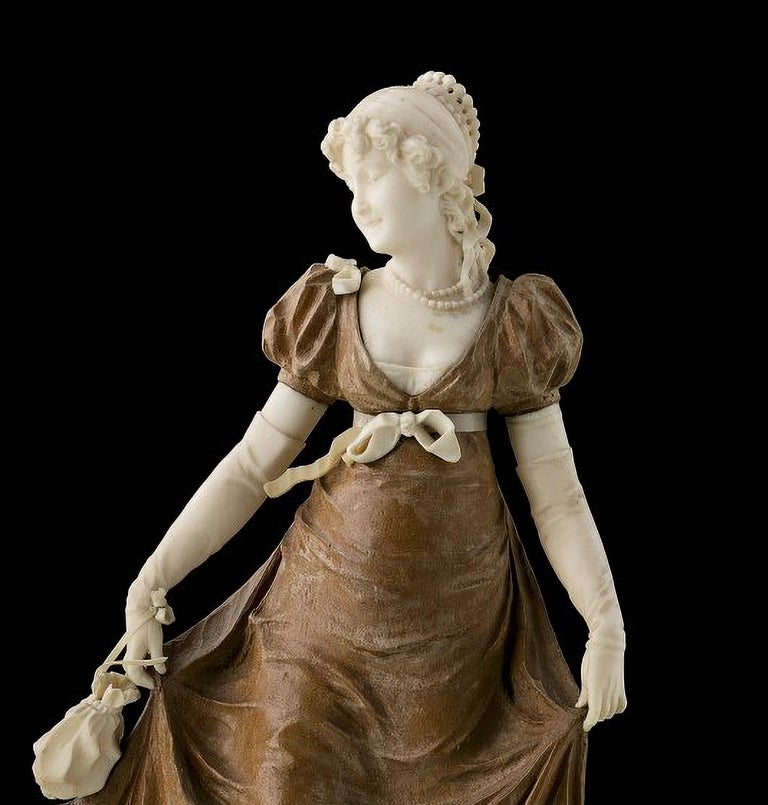 Carl Gutt , "Galant Scene" German Sculptural Group circa 1892 For Sale ...