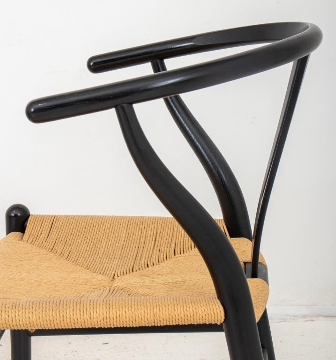 Carl-Hansen and Son, Aarup CH24 Ebonized Chairs, Set of 4 For Sale at ...