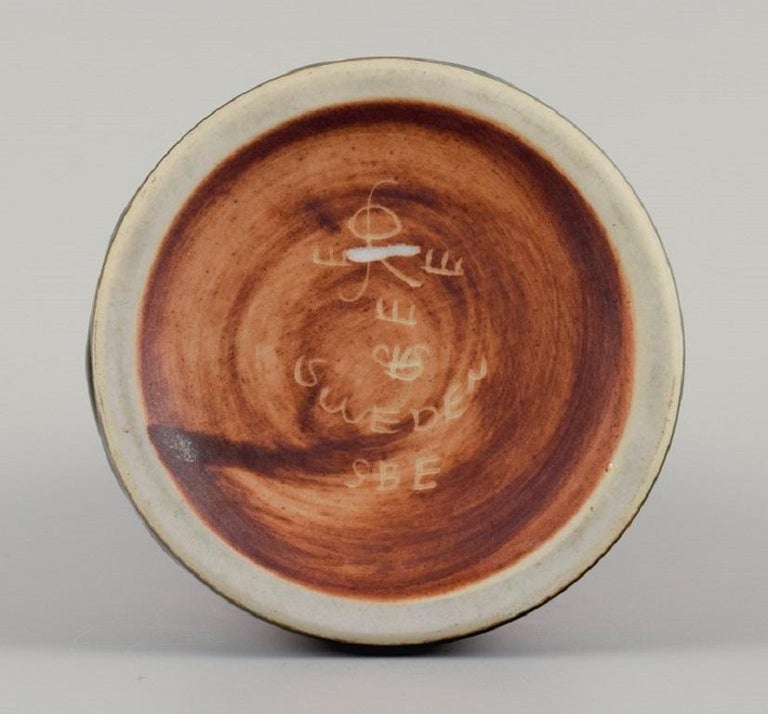 Carl Harry Ståhlane '1920-1990' for Rörstrand, Ceramic Vase in Red ...