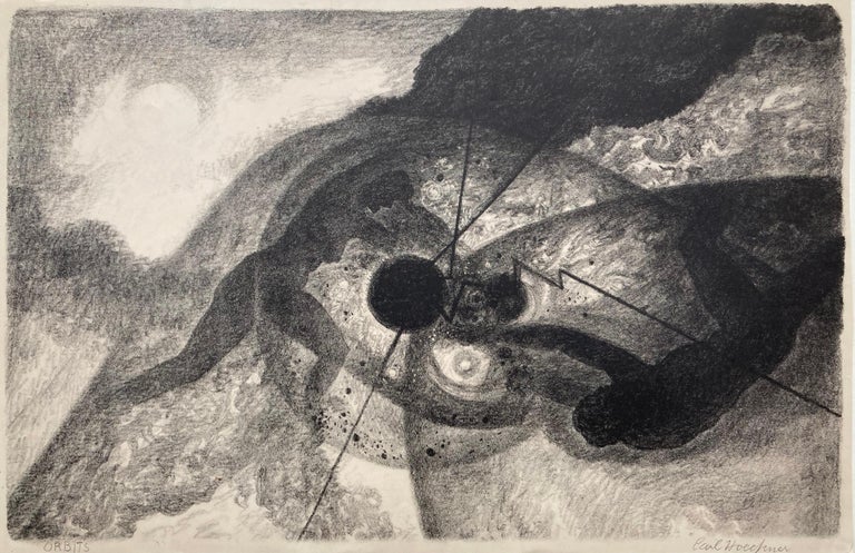 Carl Hoeckner - ORBITS - Large Hoeckner print For Sale at 1stDibs