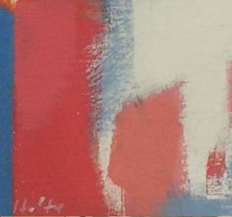 Carl Holty German American Artist Abstract Painting, "Break Through ...