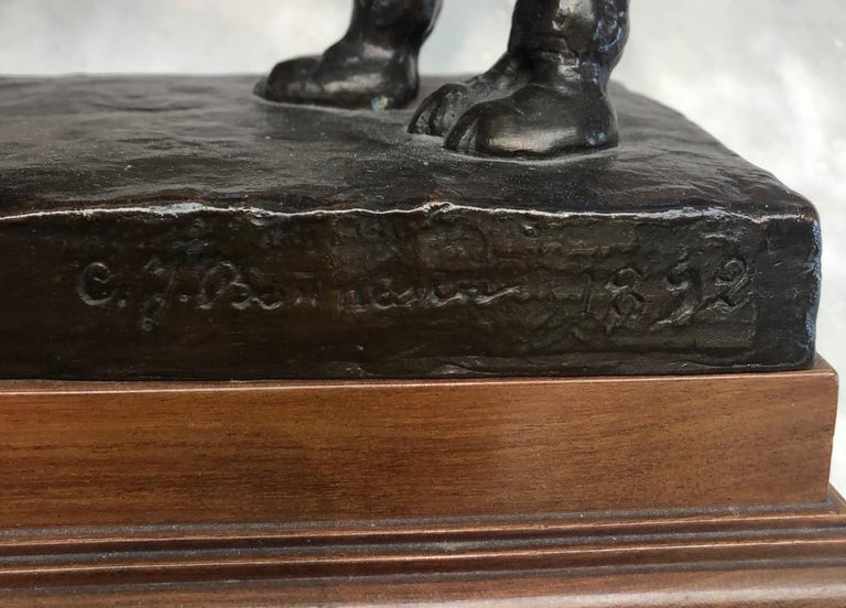 "Carl Johan Bonnesen" - "A Bedouin on His Camel" Signed "C. J. Bonnesen ...