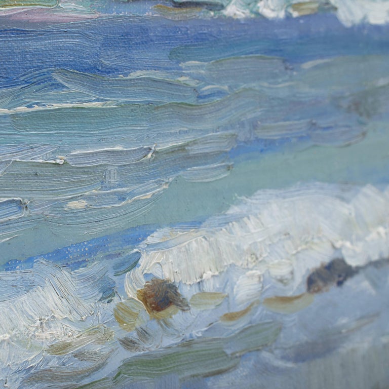 Carl Locher, Motif From Skagen, Oil On Canvas at 1stDibs