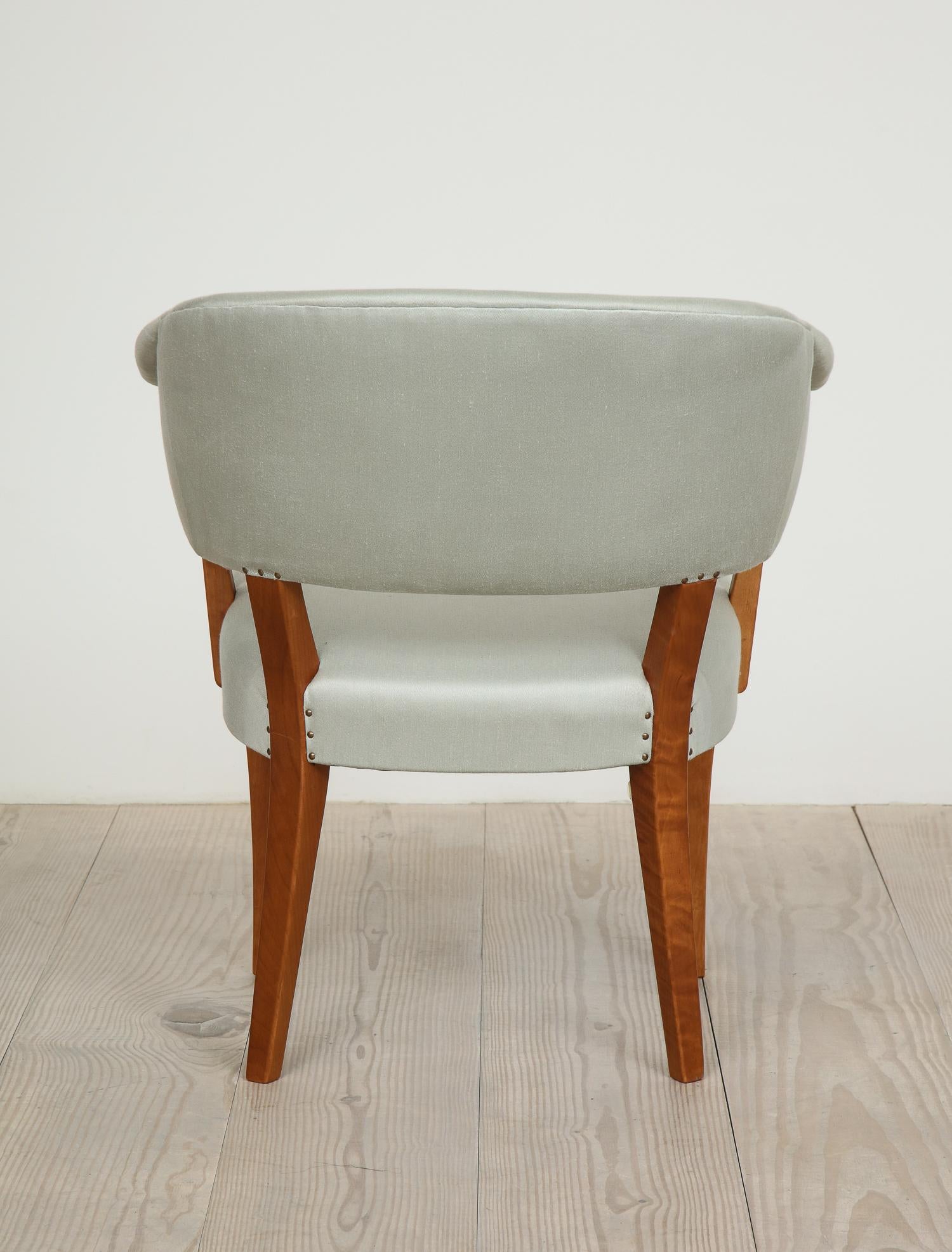 Carl Malmsten, "Lata Greven" Klismos Style Armchairs, Pair, Sweden ...