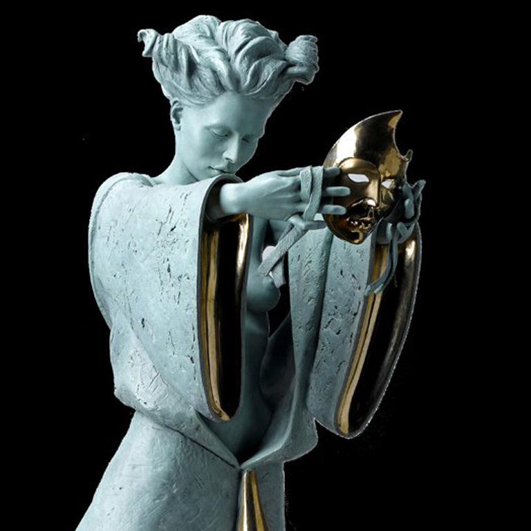 Carl Payne - Figurative Mythological Bronze Sculpture 'Venetian ...