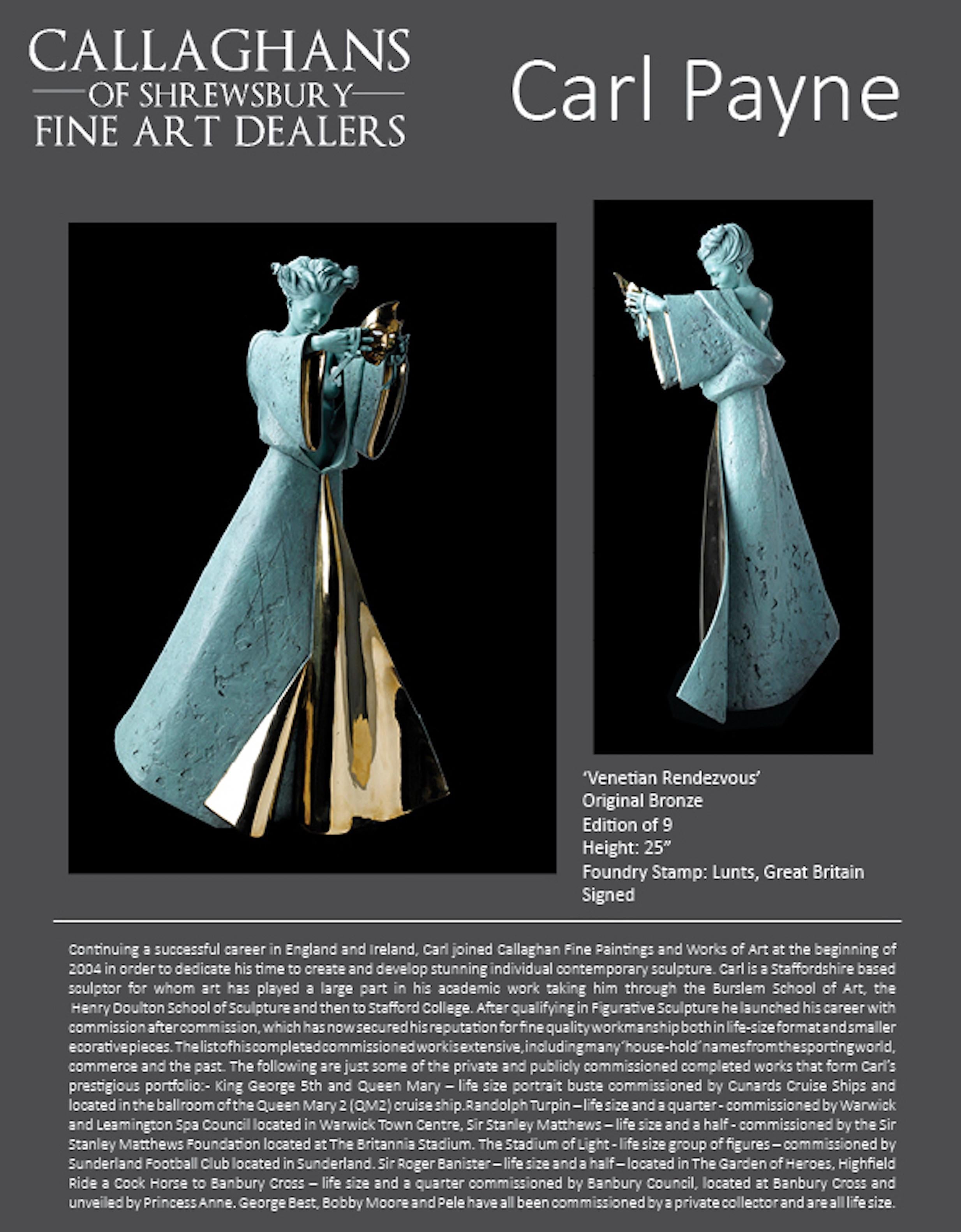 Carl Payne - Figurative Mythological Bronze Sculpture 'Venetian ...