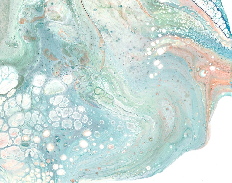 Carla White - Summer Vacation (01), Original Contemporary Abstract Blue ...