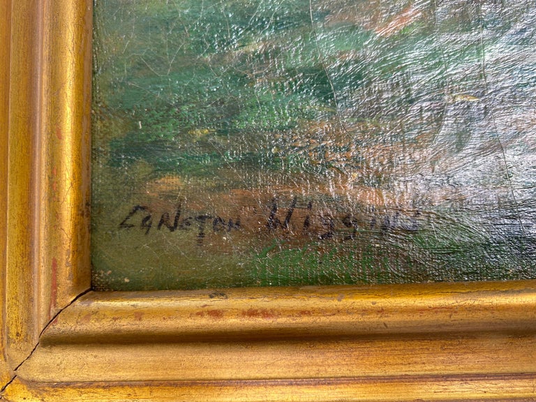 Carleton Wiggins, American, "Cow in Meadow" Oil on Canvas For Sale at ...