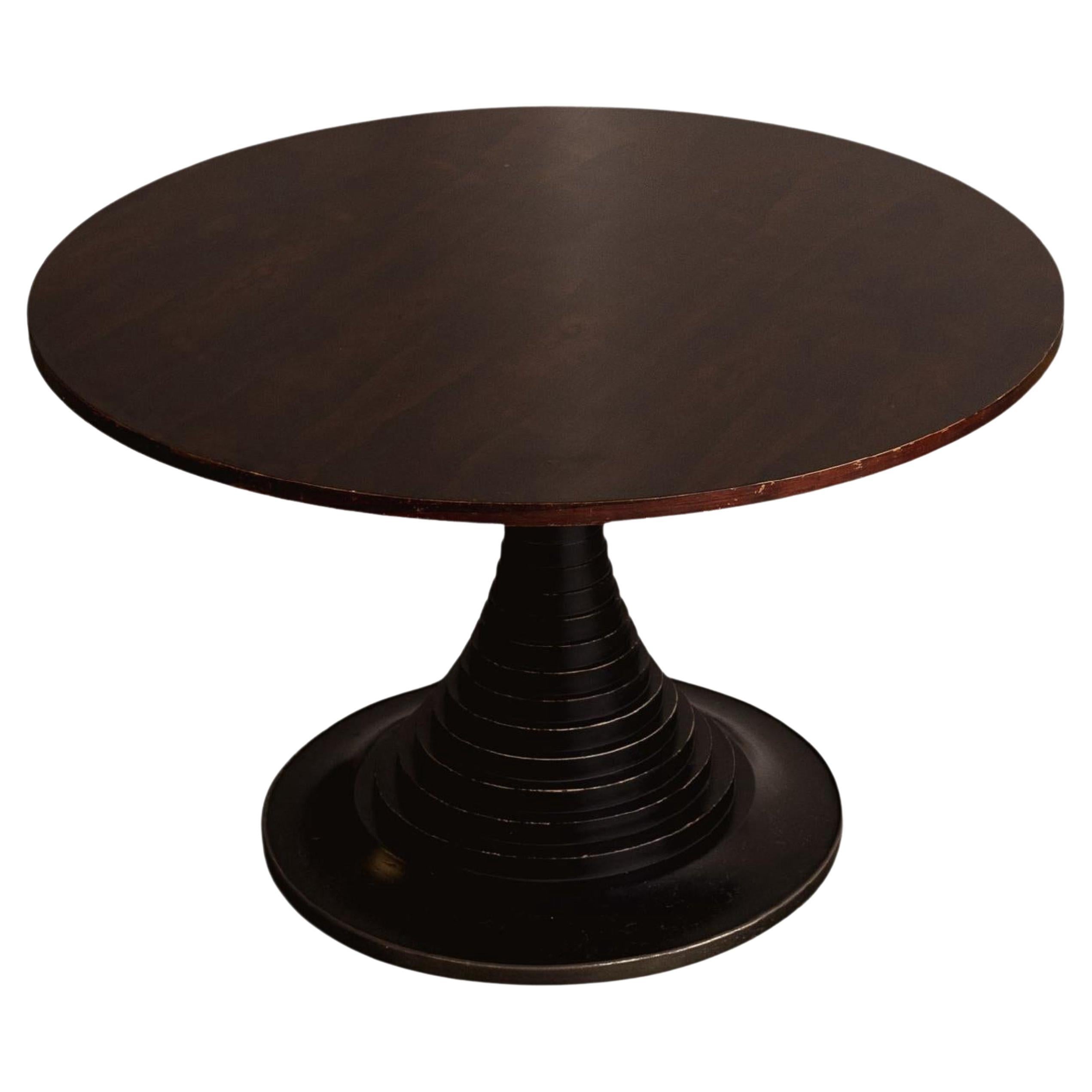 Carlo di Carli Round Dining Table, circa 1960 at 1stDibs