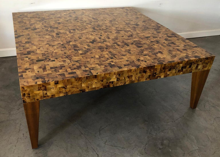 Carlo Furniture Yellow Sea Penshell Coffee Table For Sale at 1stDibs