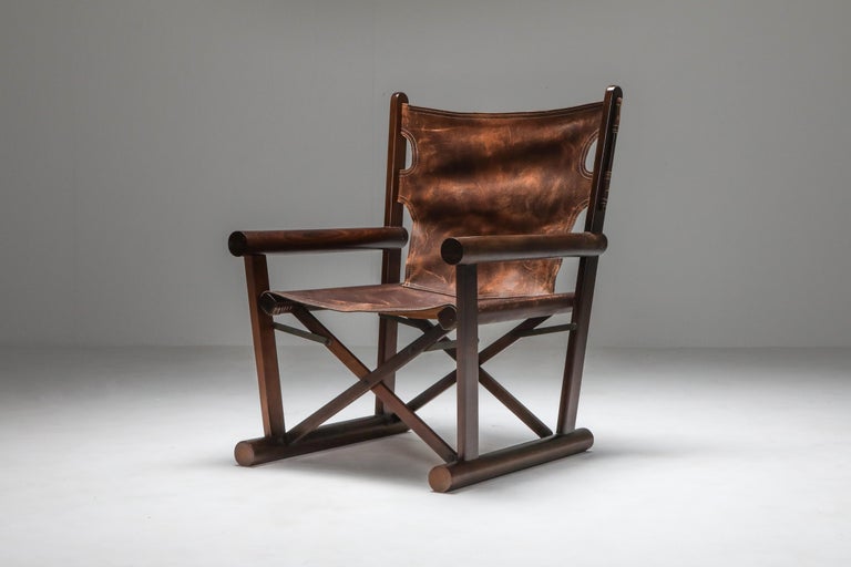 Carlo Hauner PL 22 Armchair in Jacaranda for Oca at 1stDibs