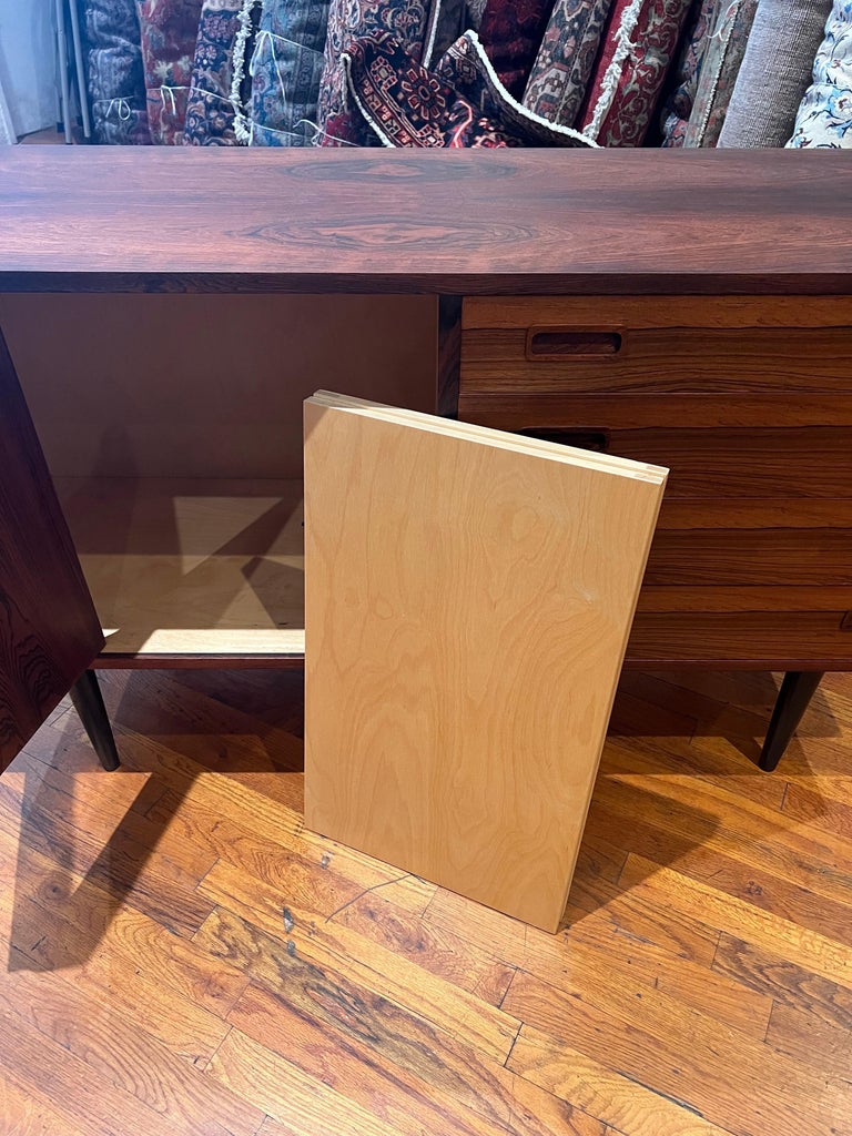 Carlo Jensen Bi-Folding Door Rosewood Danish Modern Credenza for ...