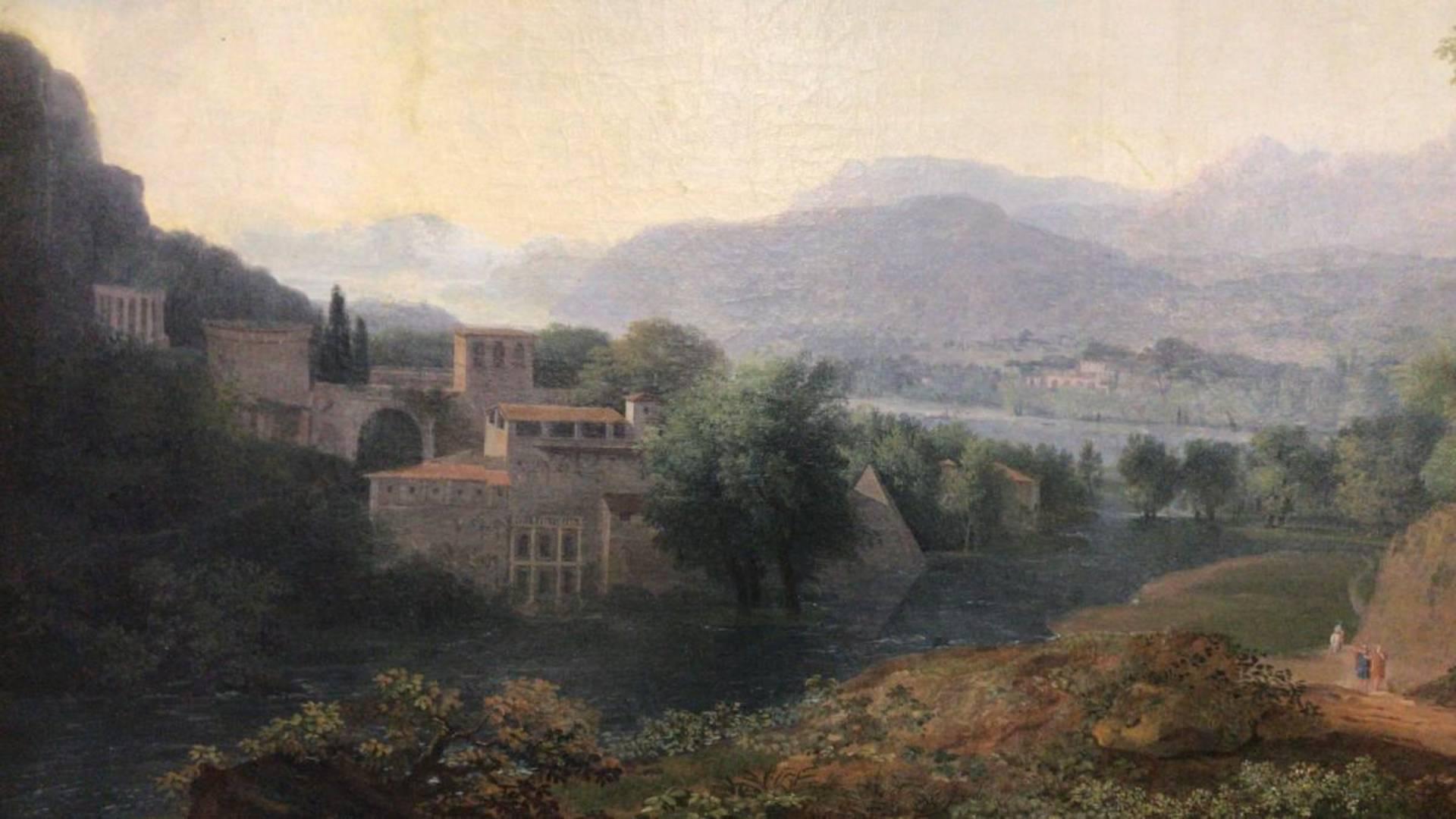 Carlo Labruzzi - Carlo Labruzzi 18th Century Italy " Landscape" For ...