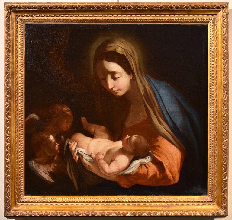 Virgin Child Maratta Paint Oil on canvas Old master 17th Century ...