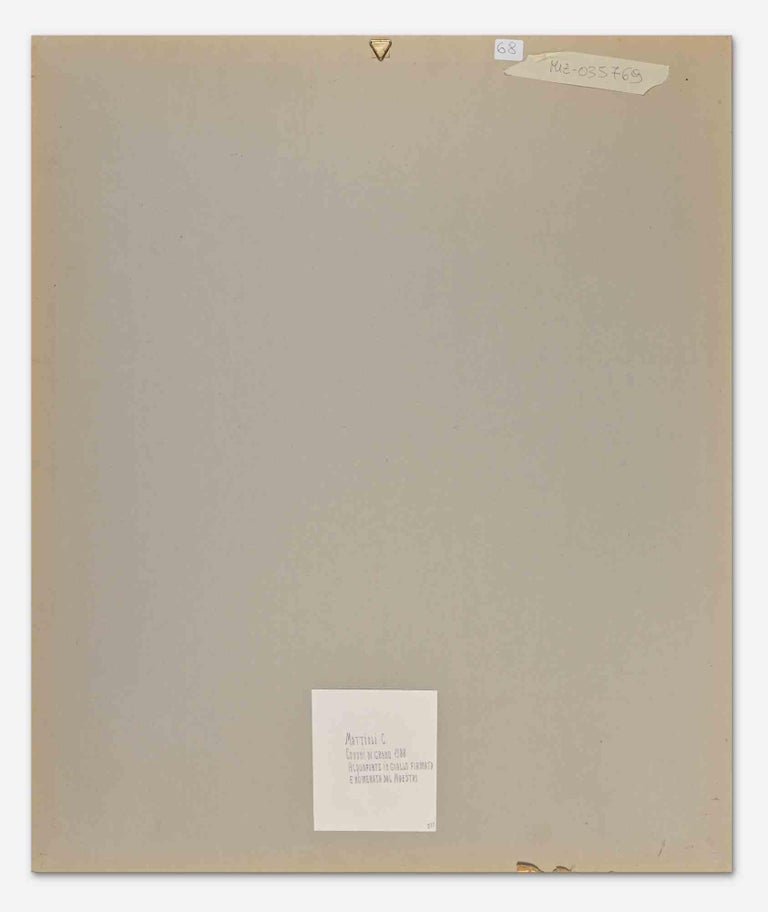 Carlo Mattioli - Sheaves of wheat - Etching by Carlo Mattioli - 1968 ...